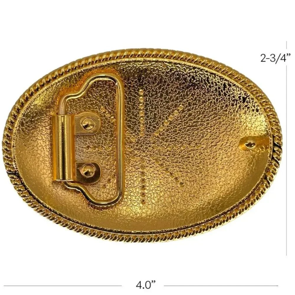 Buy4store | Accessories | Floral Etched Silver Tone Oval Western Belt ...